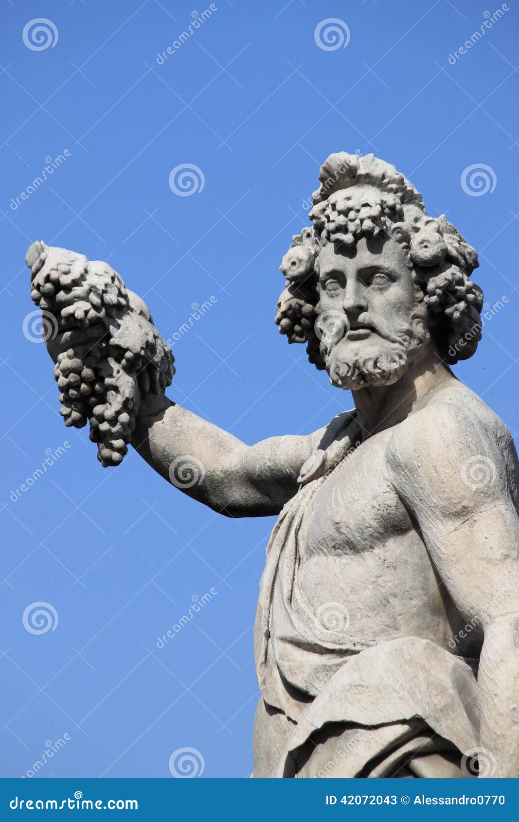 Statue of Bacchus stock image. Image of europe, marble - 42072043