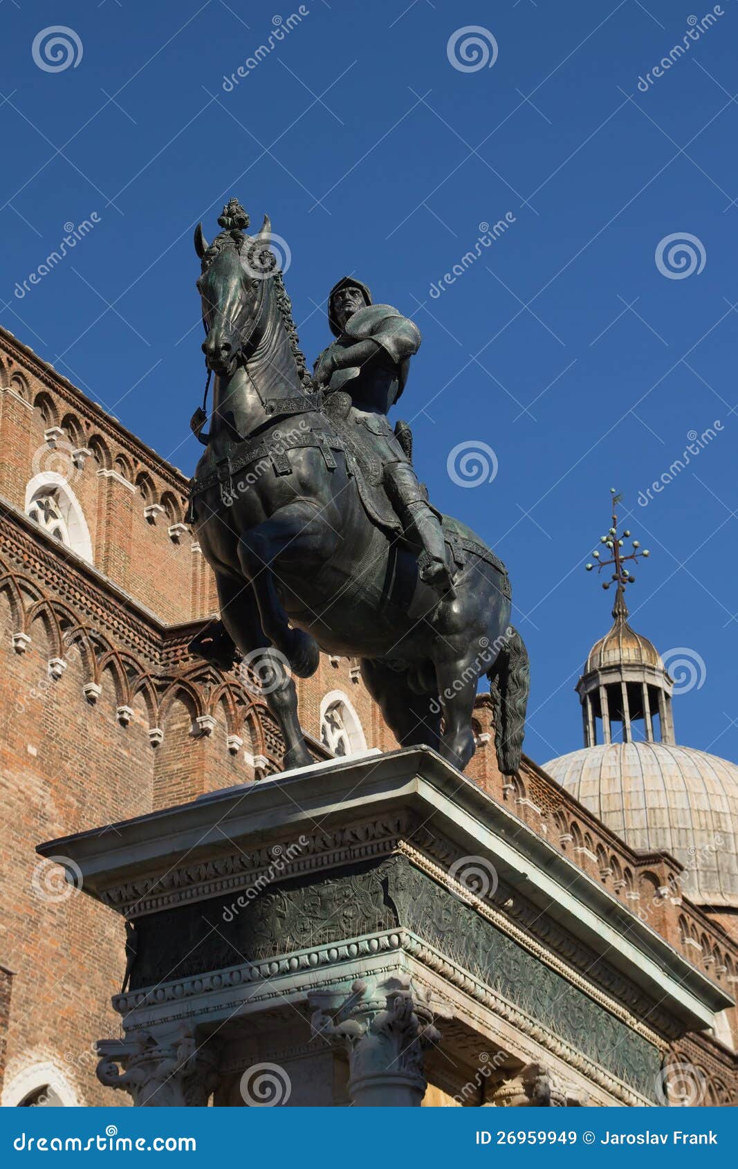 Statue of Bartolomeo Colleoni in Venice (Italy) Editorial Stock Image ...