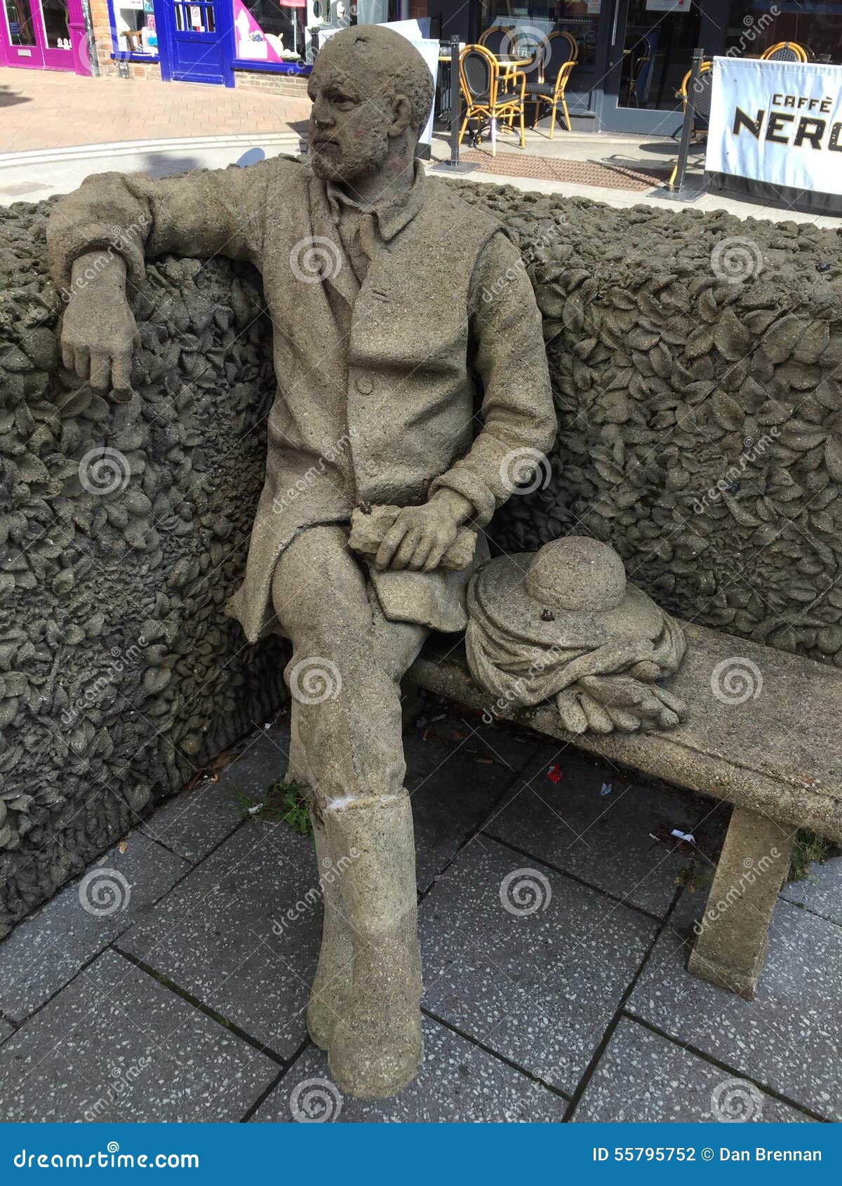 Statue of the bee keeper editorial photography. Image of statue - 55795752