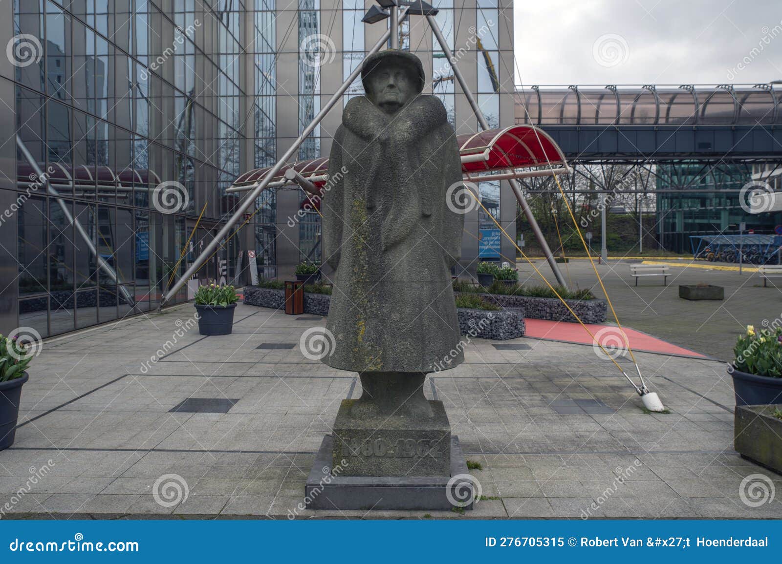 Statue Beeld Van De Naamgeefster at Amsterdam the Netherlands 29-3-2023 ...