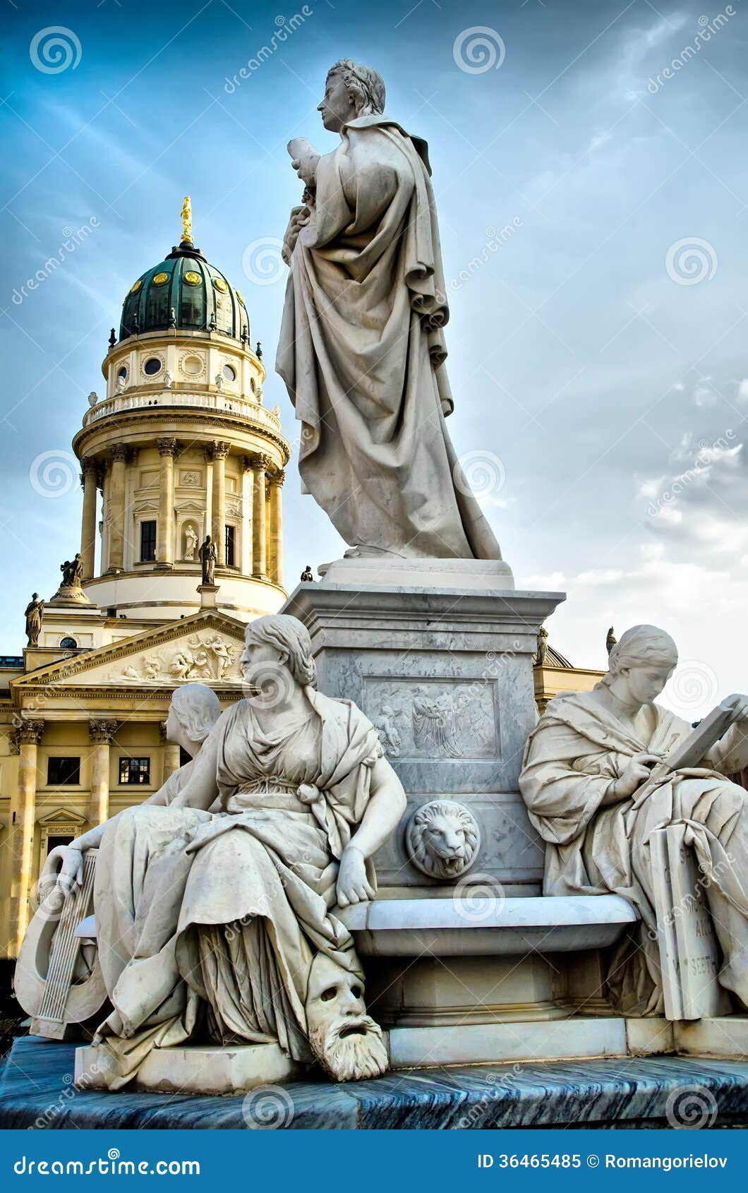 Statue in berlin stock image. Image of berlin, outdoor - 36465485