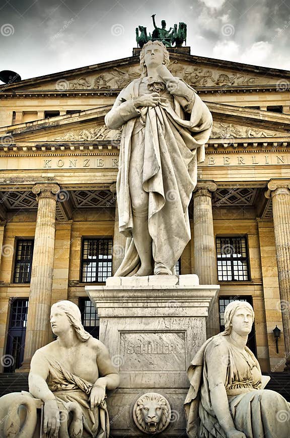 Statue in berlin stock image. Image of famous, capital - 36465517