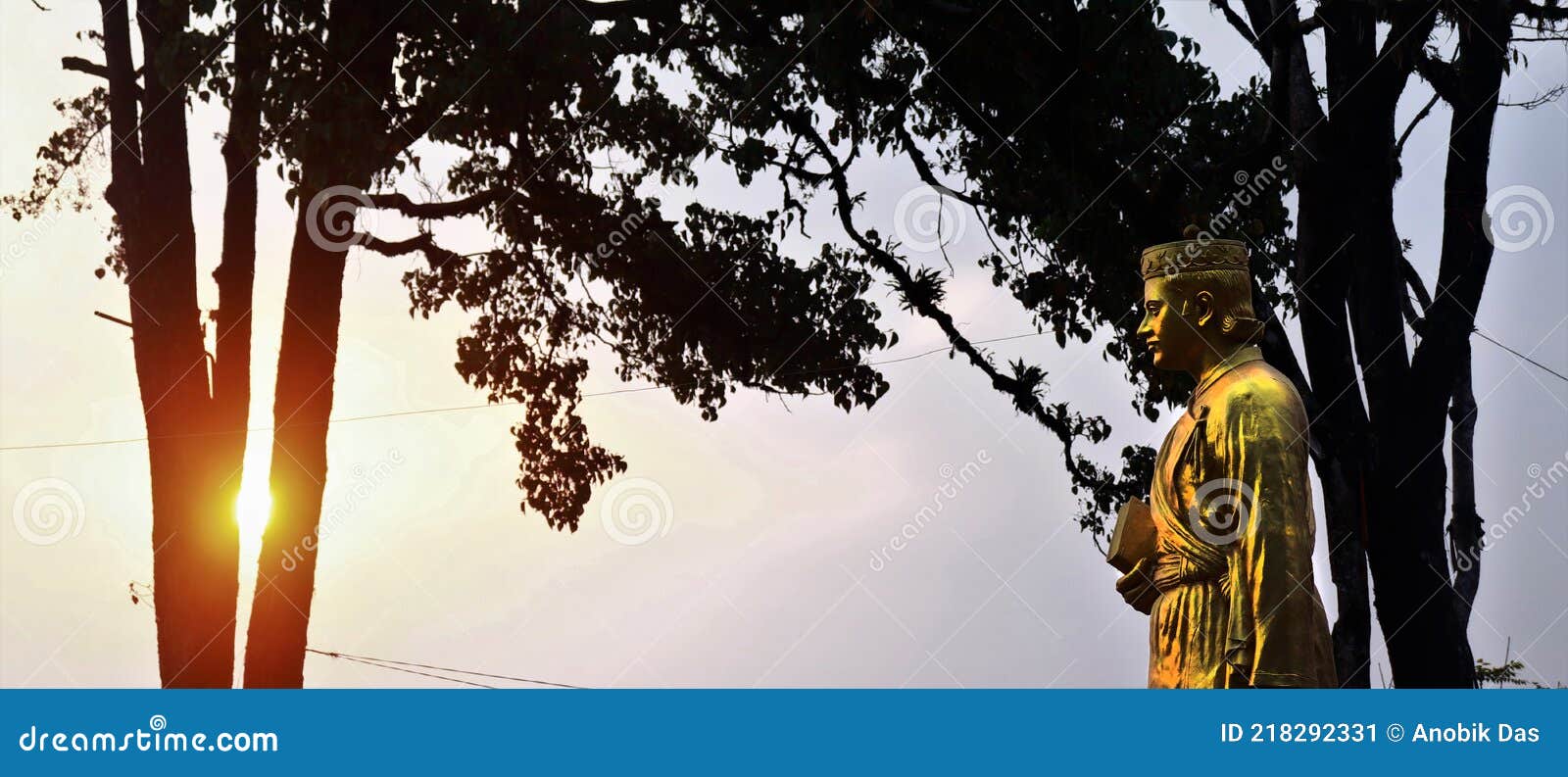 Statue of Bhanubhakta Acharya, Nepali Poet, Darjeeling Mall Editorial ...