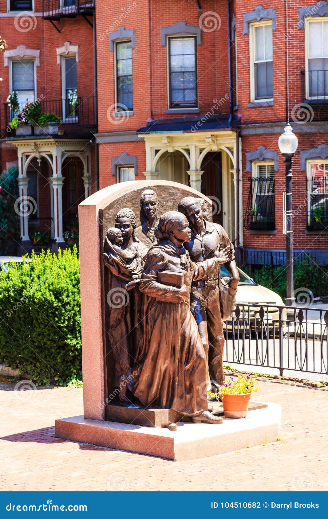 Statue in Boston stock photo. Image of city, boston - 104510682