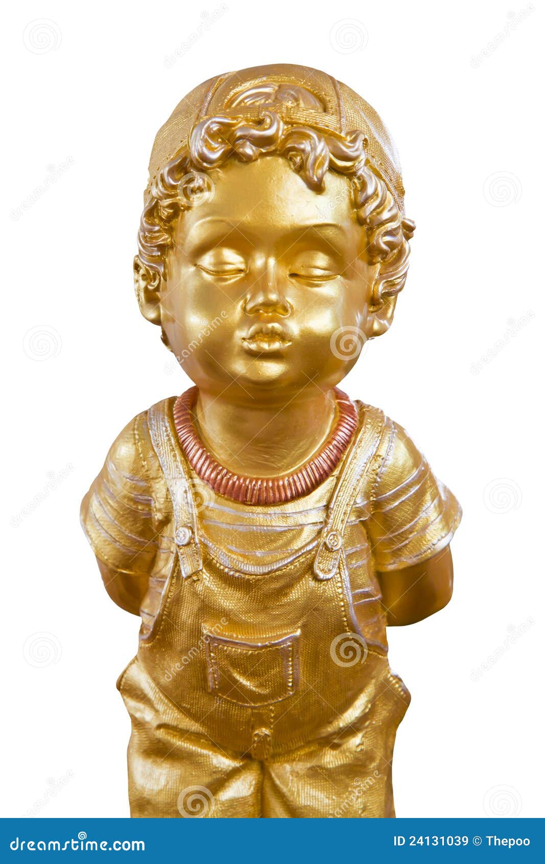Statue of a boy. stock image. Image of europe, artistic - 24131039