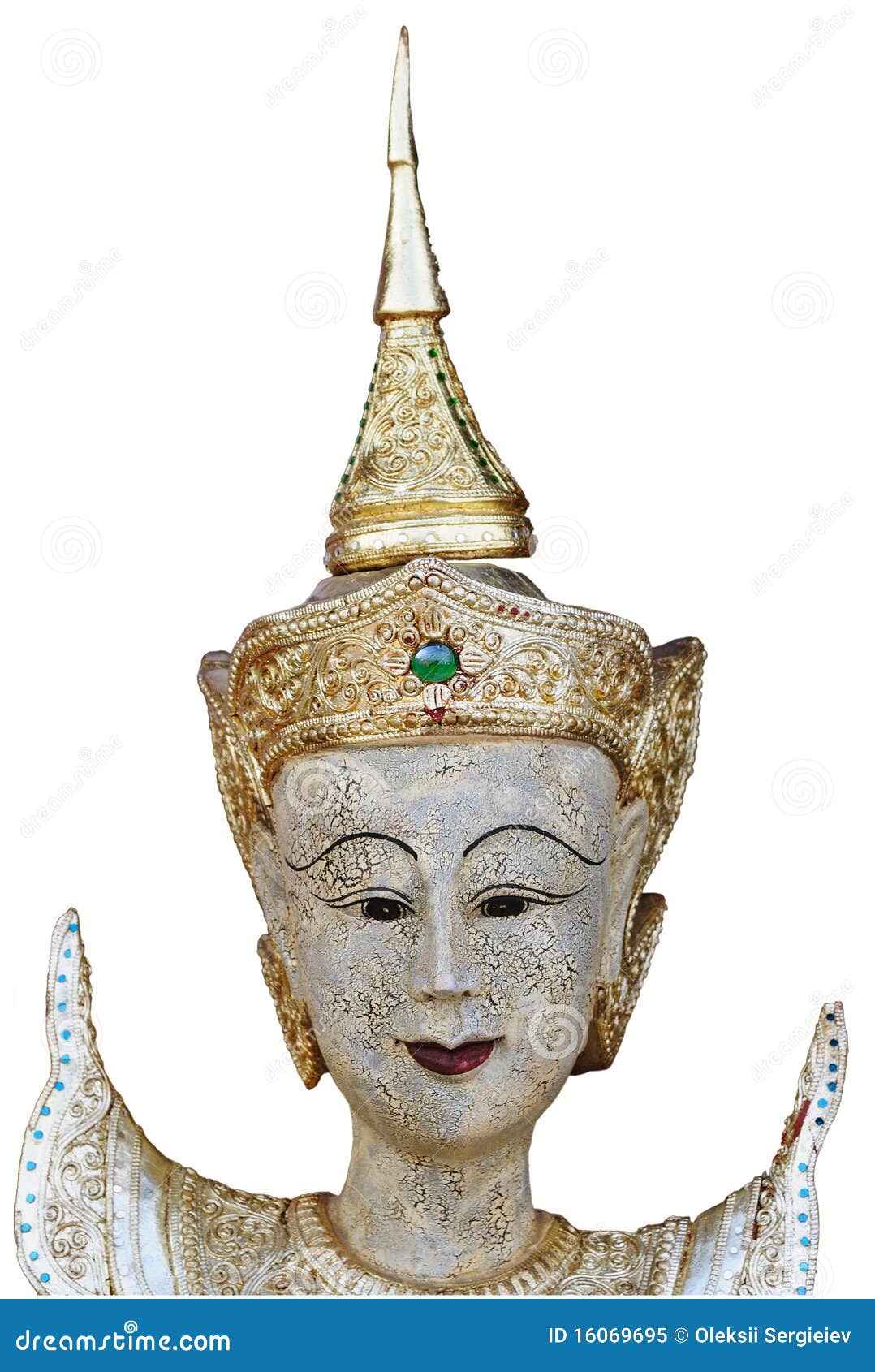 Statue in a Buddhist style stock image. Image of ancient - 16069695