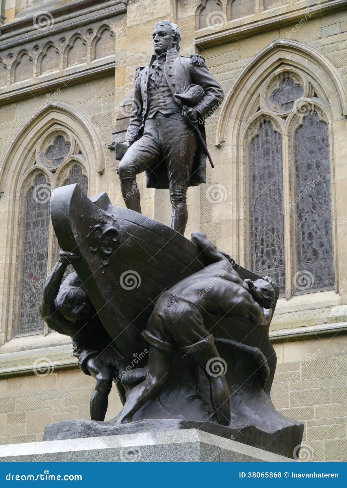 Statue of Captain Matthew Flinders Stock Photo - Image of memorial ...