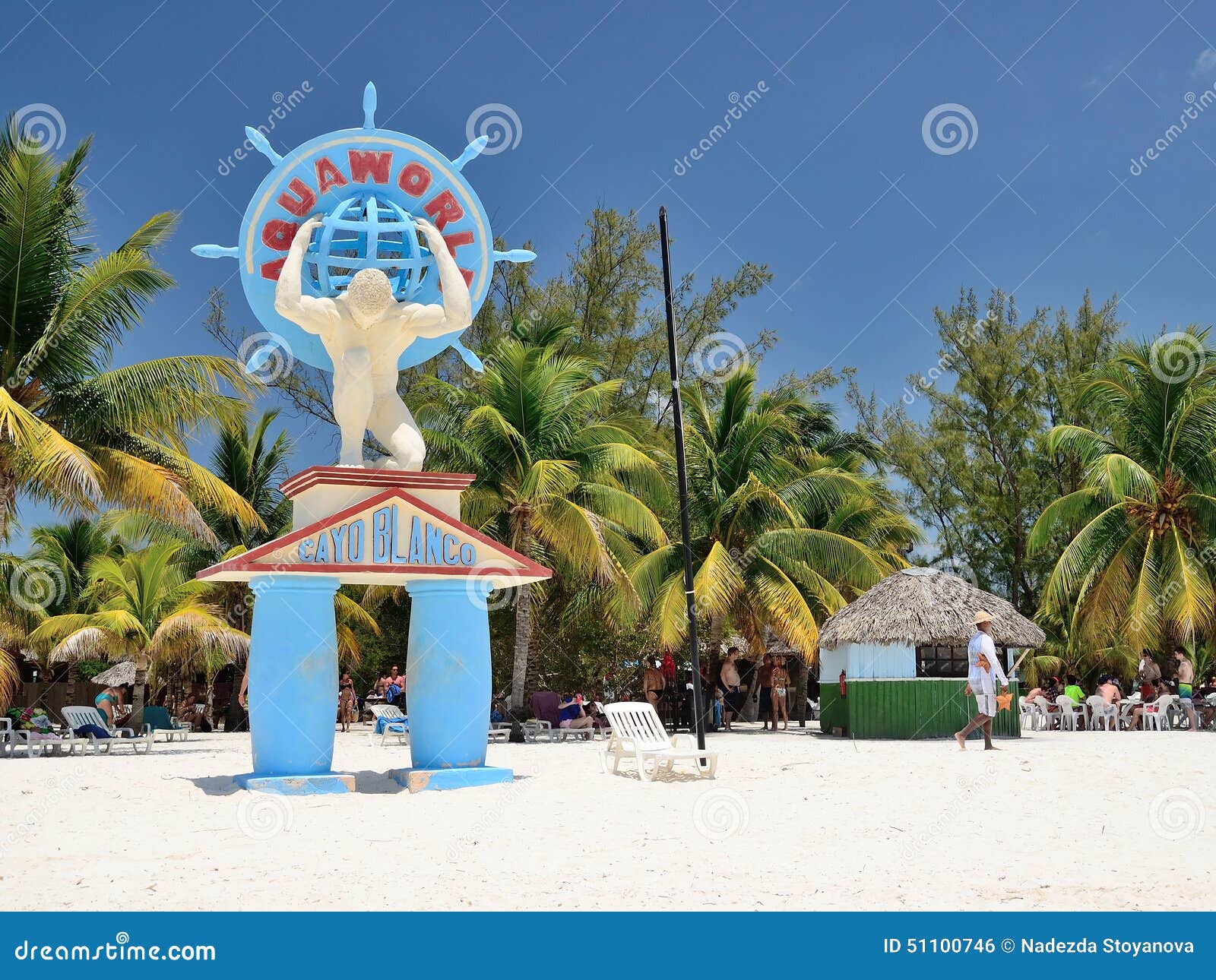 A Statue in Cayo Blanco at Cuba. Editorial Photo - Image of blanco ...