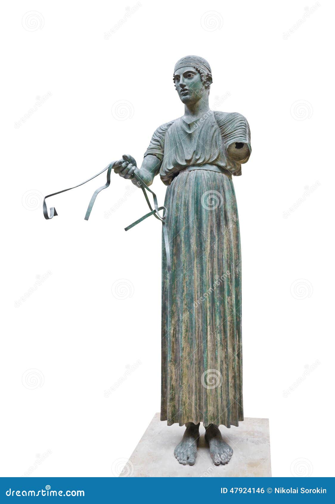 Charioteer Statue Located At Delphi Editorial Photo | CartoonDealer.com ...