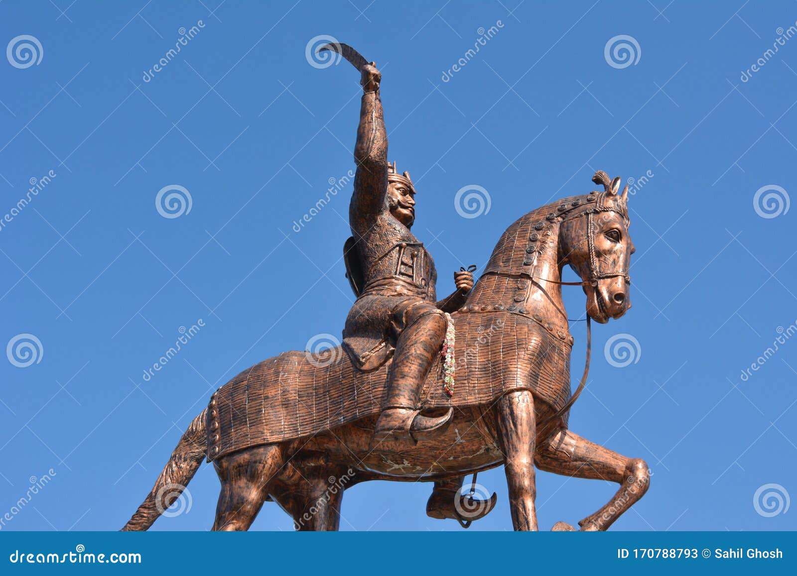 Statue of Chhatrapati Shivaji Maharaj. Stock Image - Image of ...