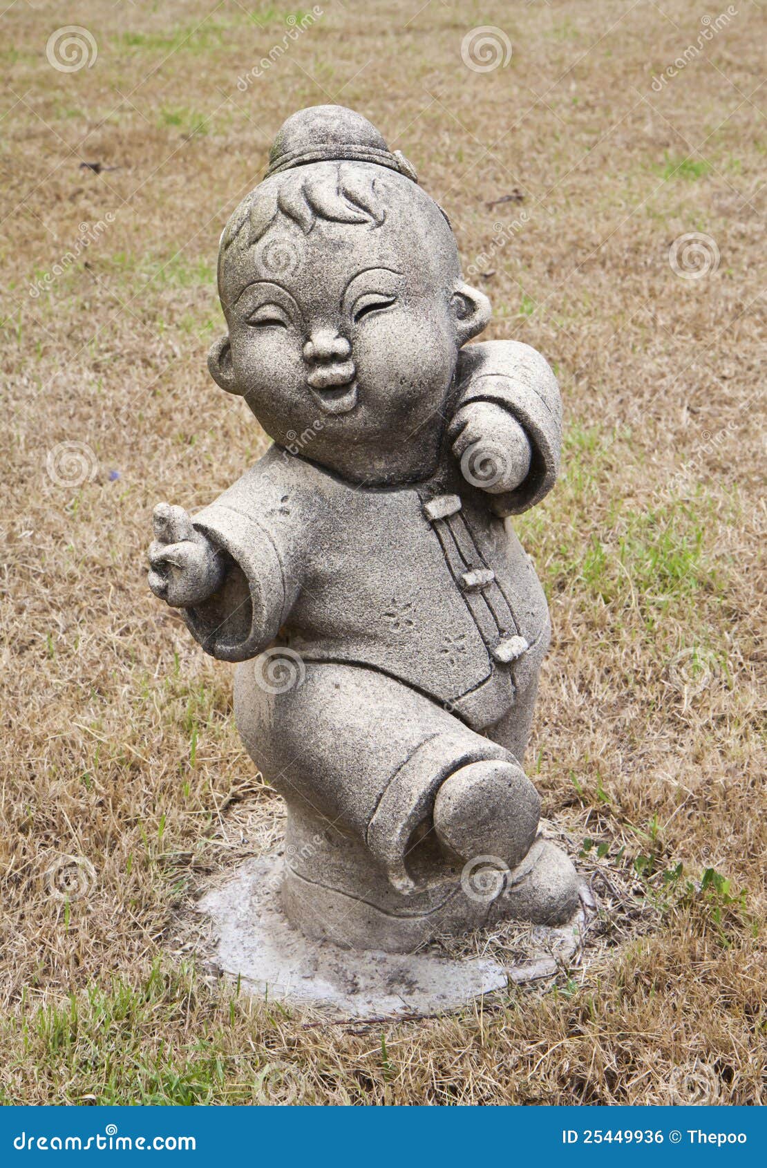 Statue of a Chinese boy. stock photo. Image of culture - 25449936