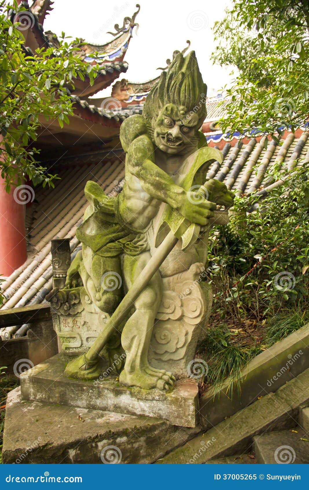 The Statue Of Chinese Ghost Stock Image | CartoonDealer.com #37005265