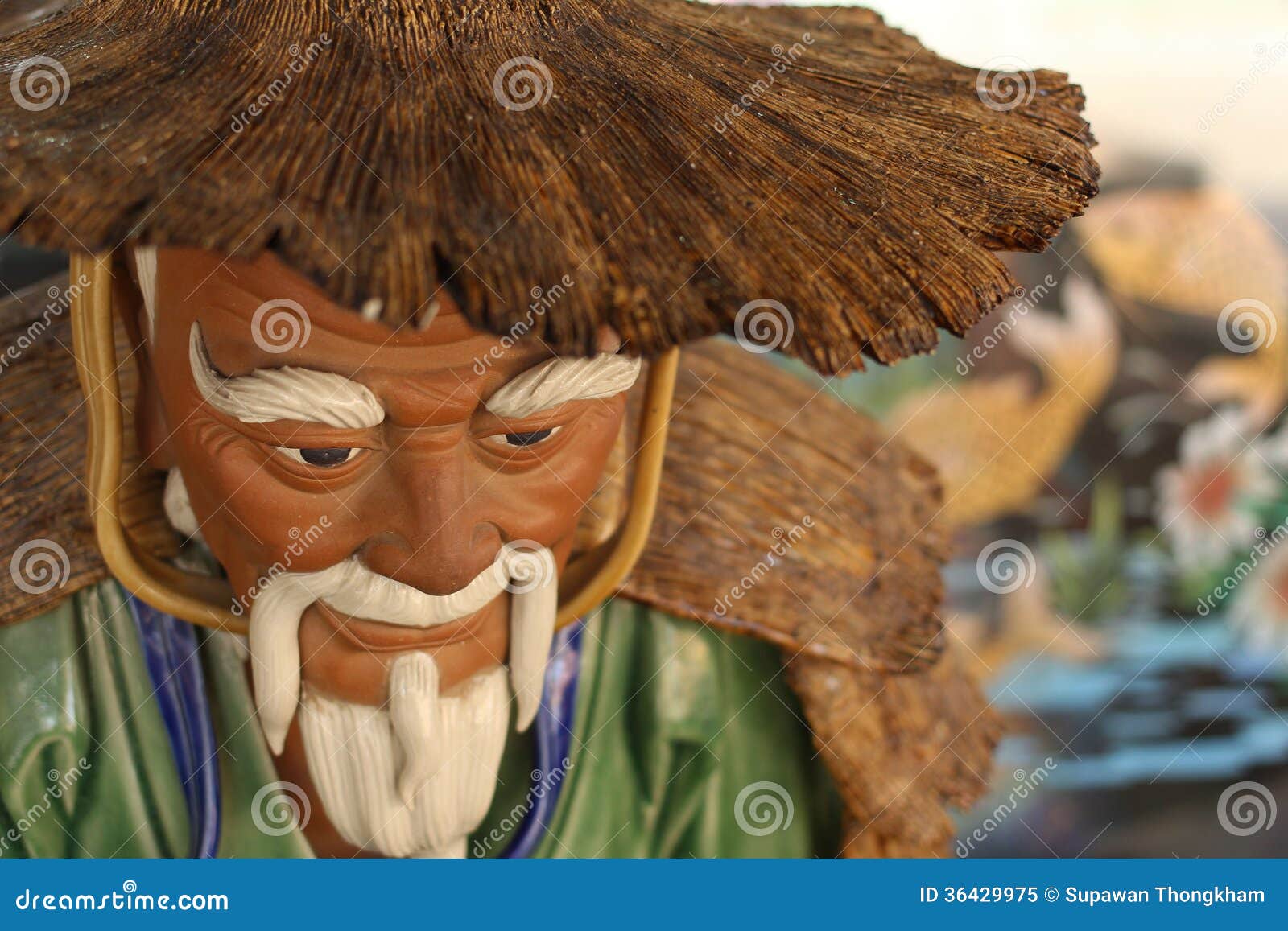 Statue Chinese man stock image. Image of outdoor, national - 36429975