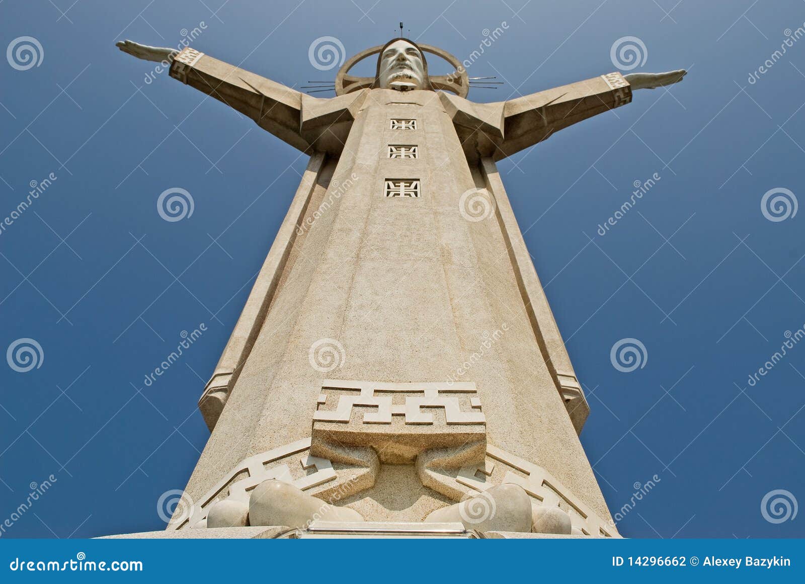 Statue of Christ the Saviour 1807 Stock Photo - Image of tourism, blue ...