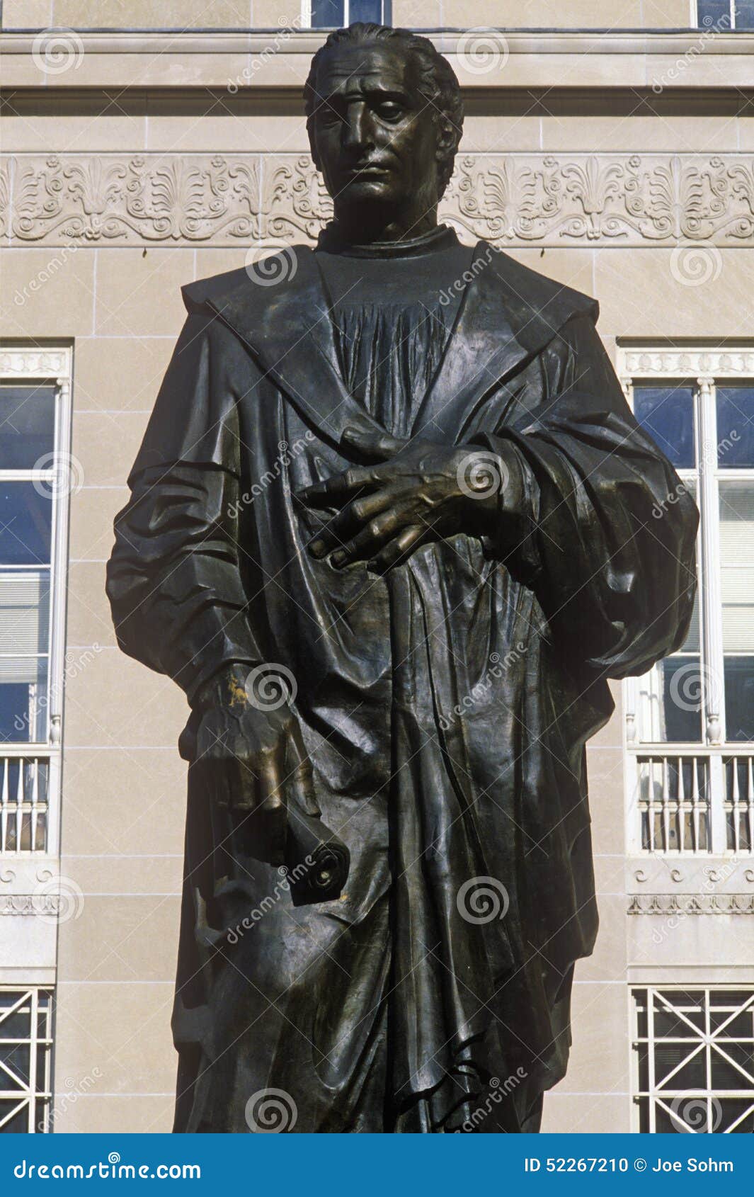 Statue of Christopher Columbus Statue, Columbus, OH Stock Photo - Image ...