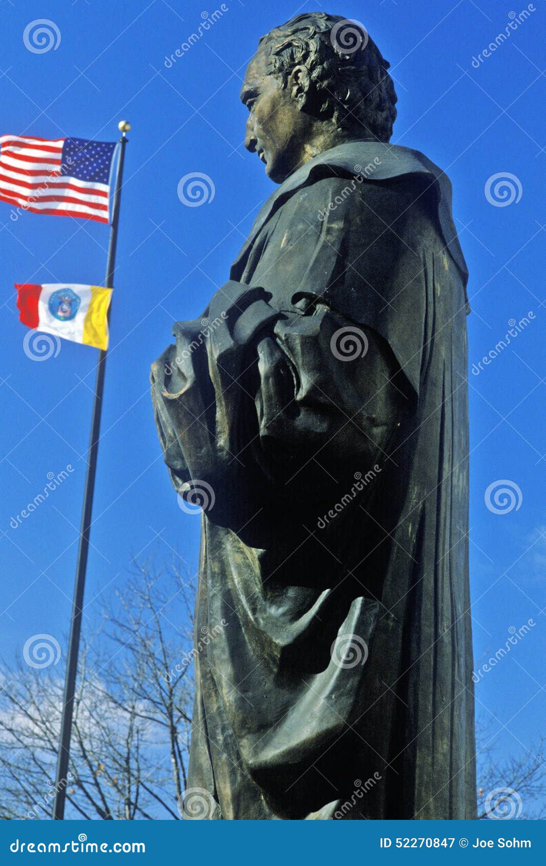 Statue of Christopher Columbus Statue, Columbus, OH Stock Image - Image ...