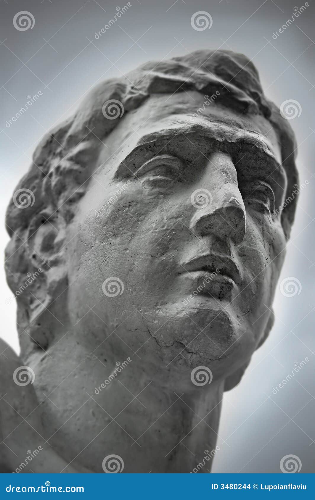 Statue Closeup stock photo. Image of leader, face, blow - 3480244