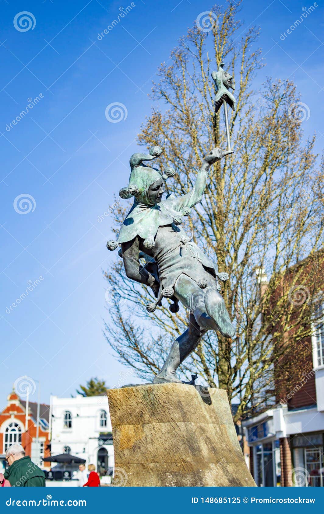 Jester Falling Down On Bottom From Stairs Editorial Image ...