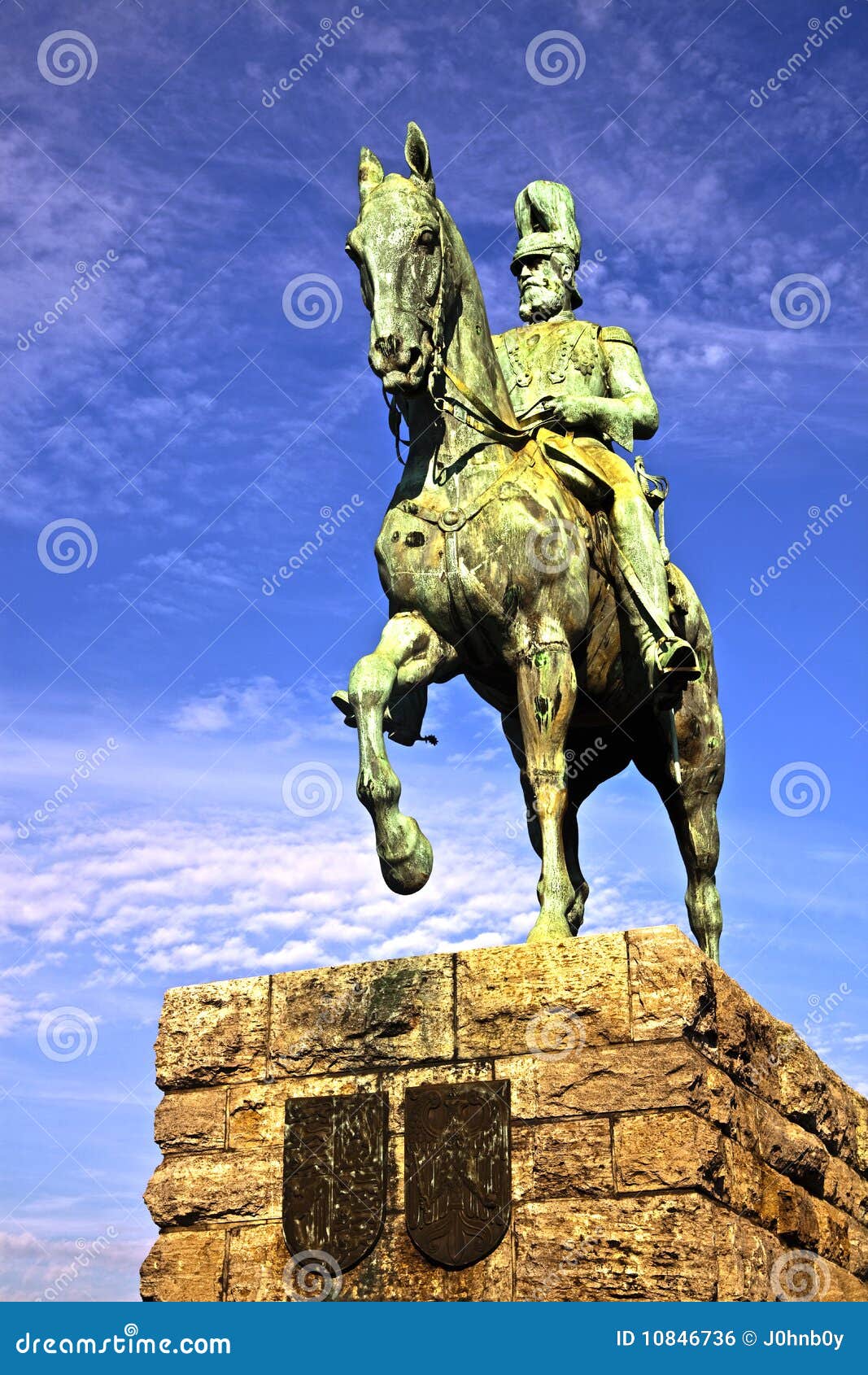 Statue in Cologne stock photo. Image of horseback, koln - 10846736