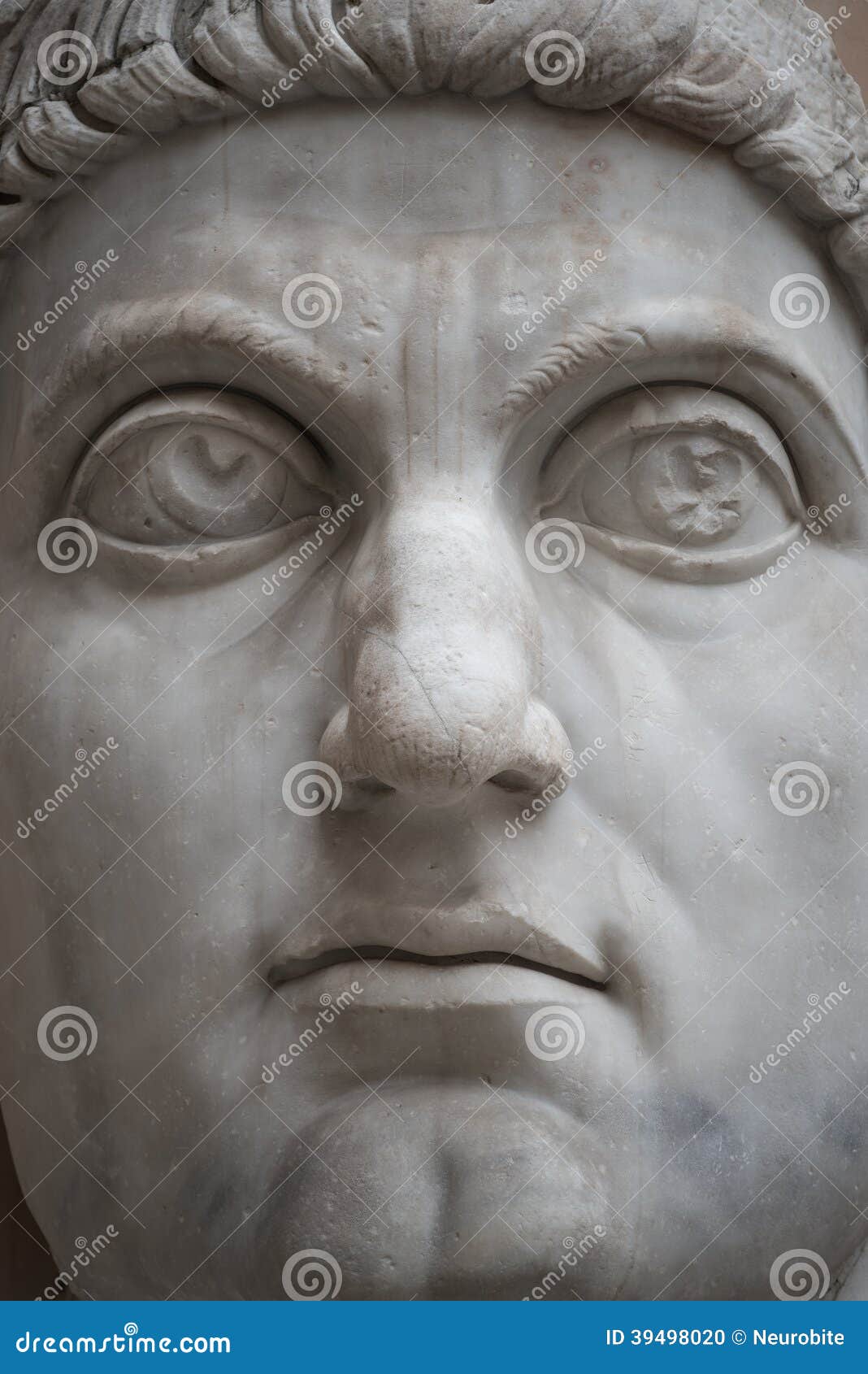 Statue of Colossus of Constantine the Great in Rome, Italy Stock Photo ...