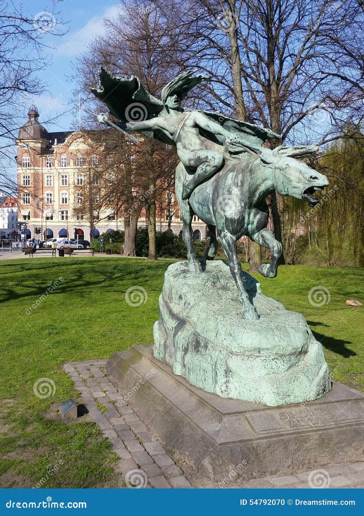 Statue Copenhagen Denmark stock photo. Image of copenhagen - 54792070