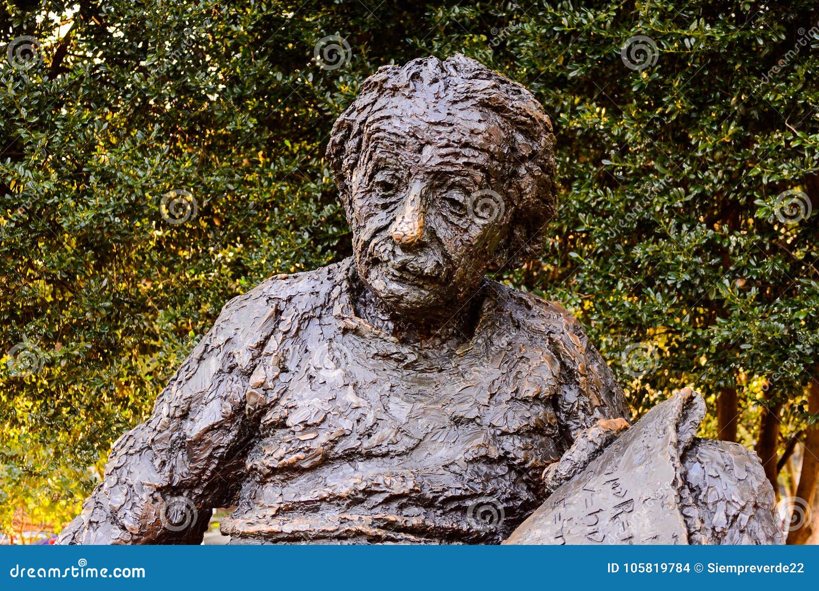 Statue d'Albert Einstein image stock éditorial. Image du roche - 105819784