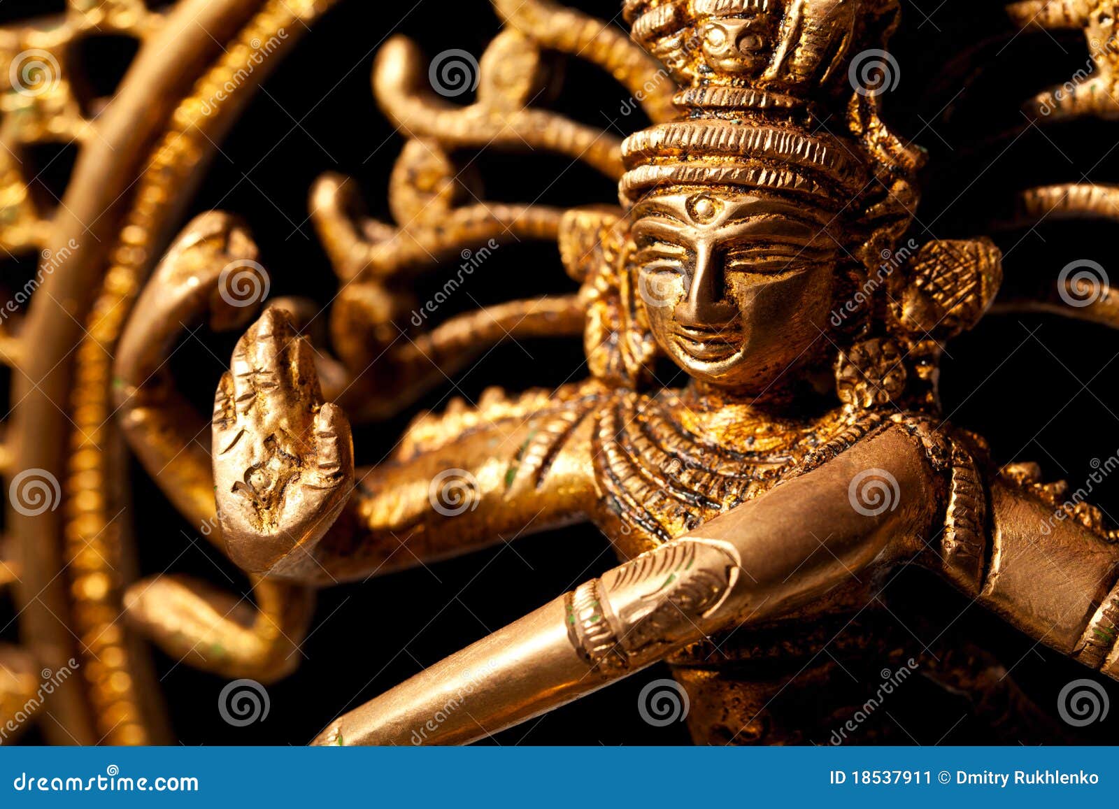 Statue D'un Dieu Indou Indien Shiva Image stock - Image du danse, shiva ...