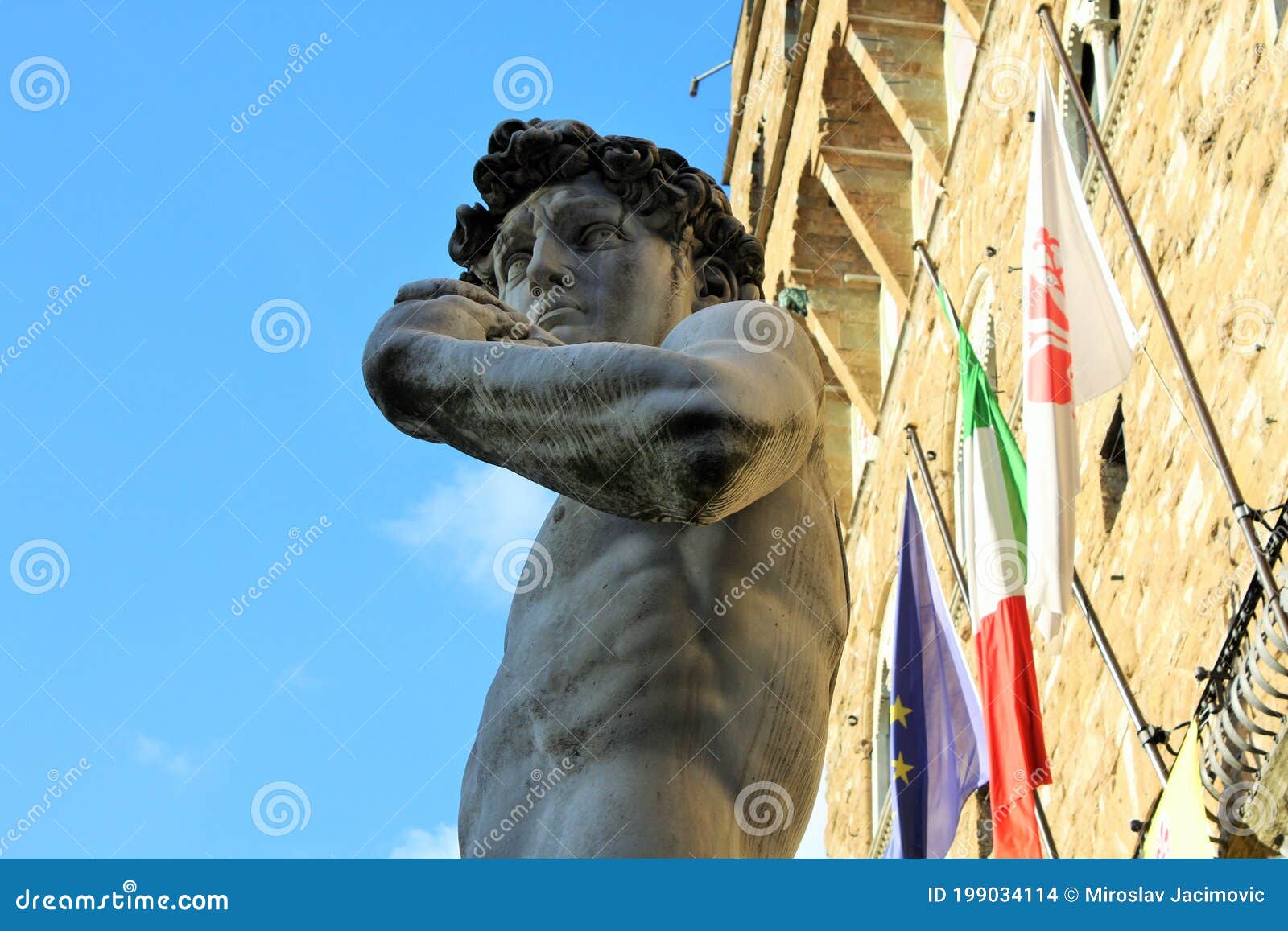 Statue of David in Florence, Italy Stock Photo - Image of figure ...
