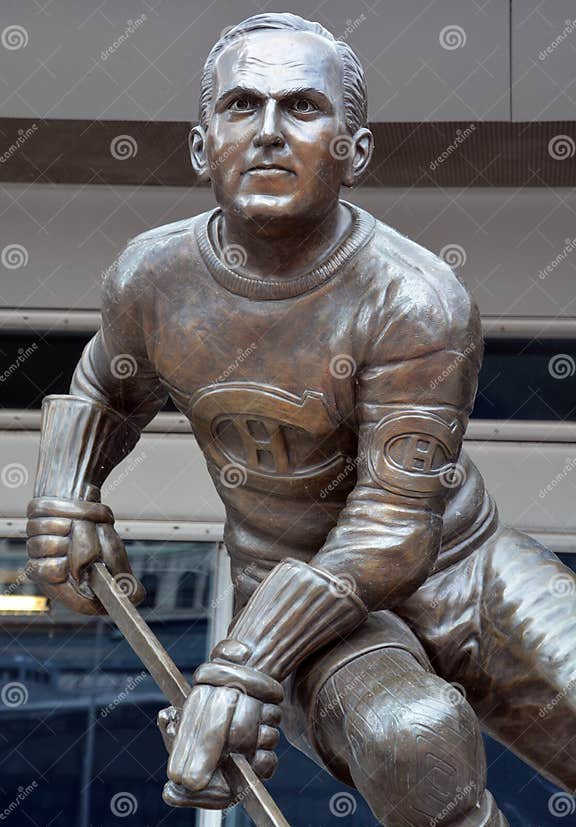 Statue de Howie Morenz image éditorial. Image du canada - 76578735