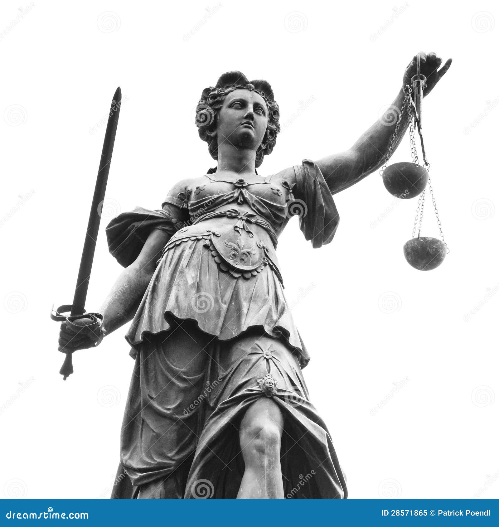 Statue De Madame Justice (Justitia) Image stock - Image du ...