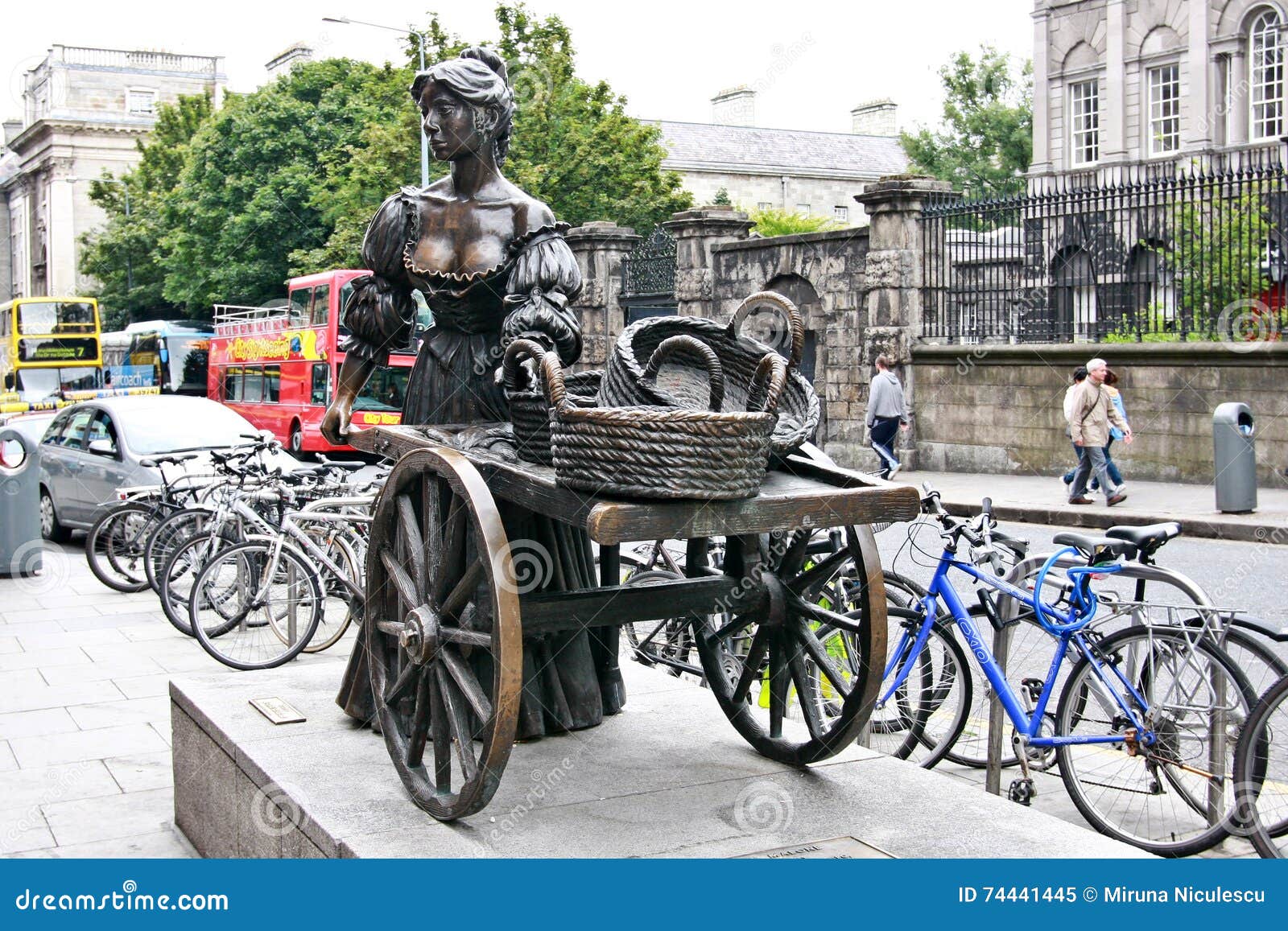 Statue De Molly Malone, Dublin, Irlande Image éditorial - Image du ...