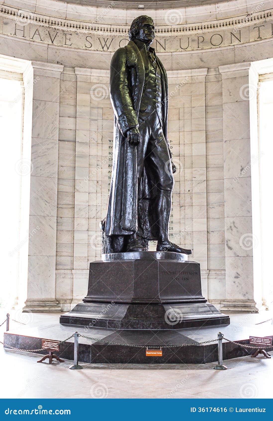 Statue de Thomas Jefferson photo éditorial. Image du homme - 36174616