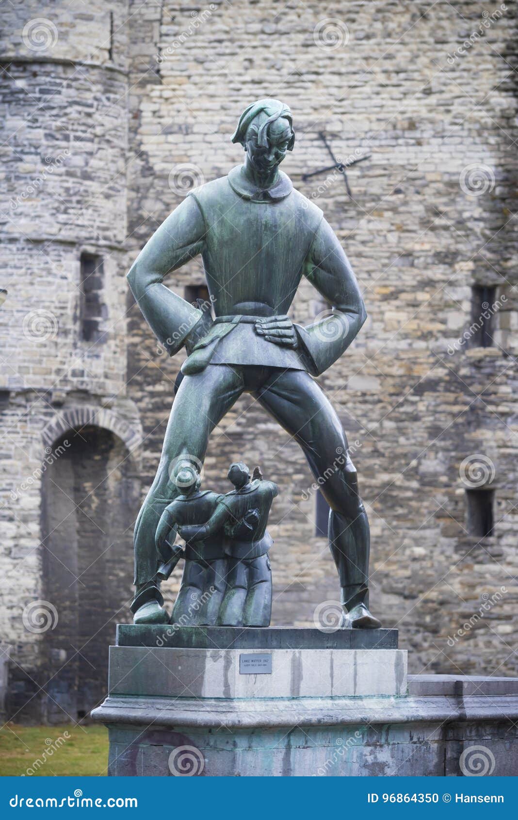 Statue De Wapper De Lange à Anvers Image éditorial - Image du statue ...