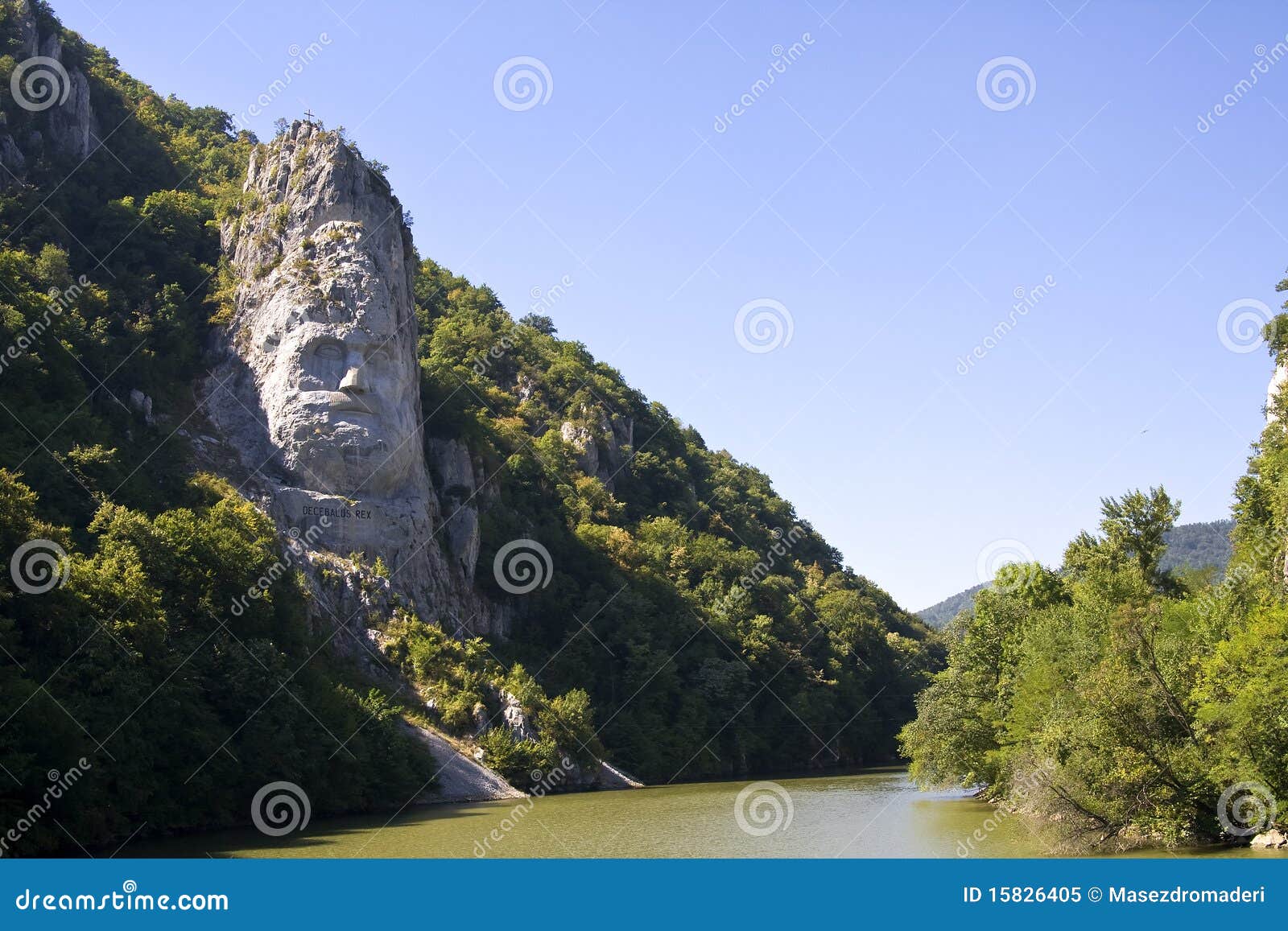 Statue of Decebalus stock image. Image of statue, highest - 15826405