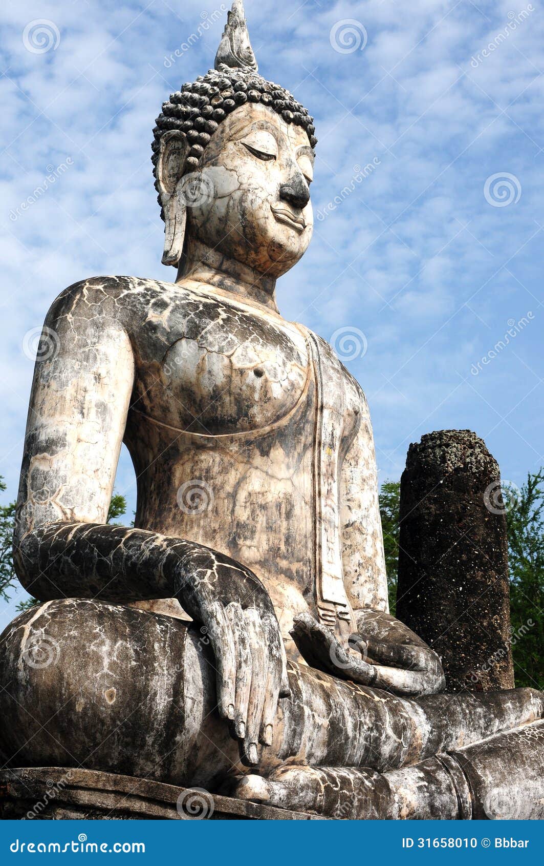 Statue of a Deity in the Historical Stock Photo - Image of buddhist ...