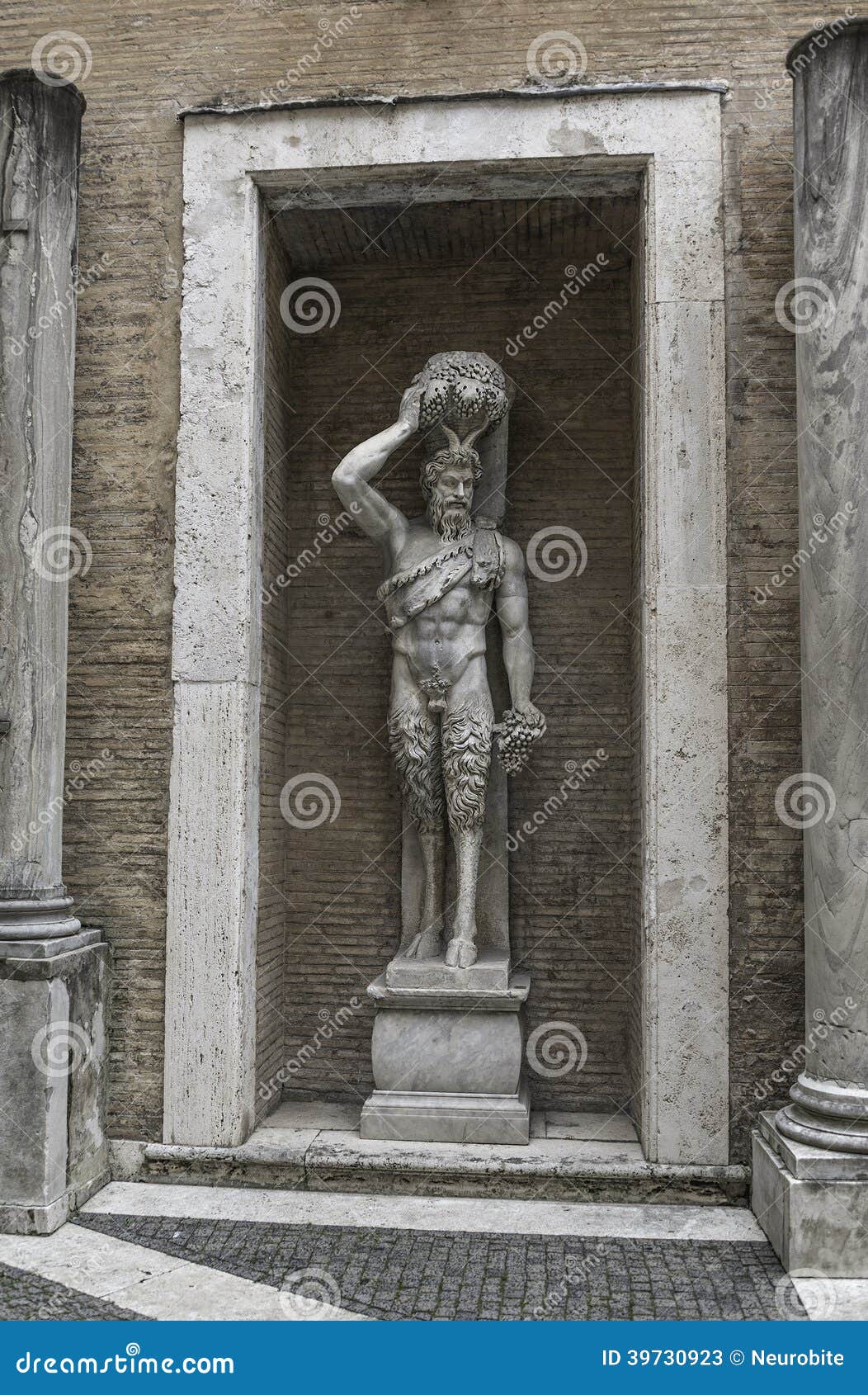 Statue of a Demon at Capitoline, Rome, Italy Stock Image - Image of ...