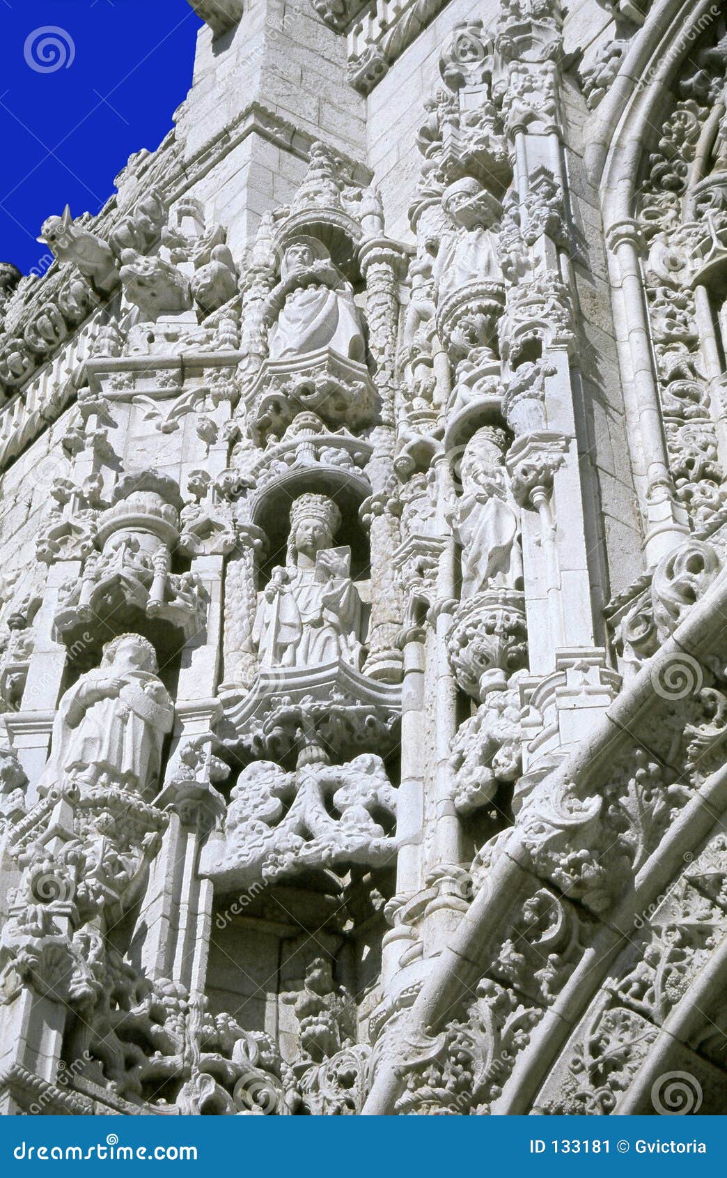 Statue detailed wall stock image. Image of gargoyle, sculpt - 133181