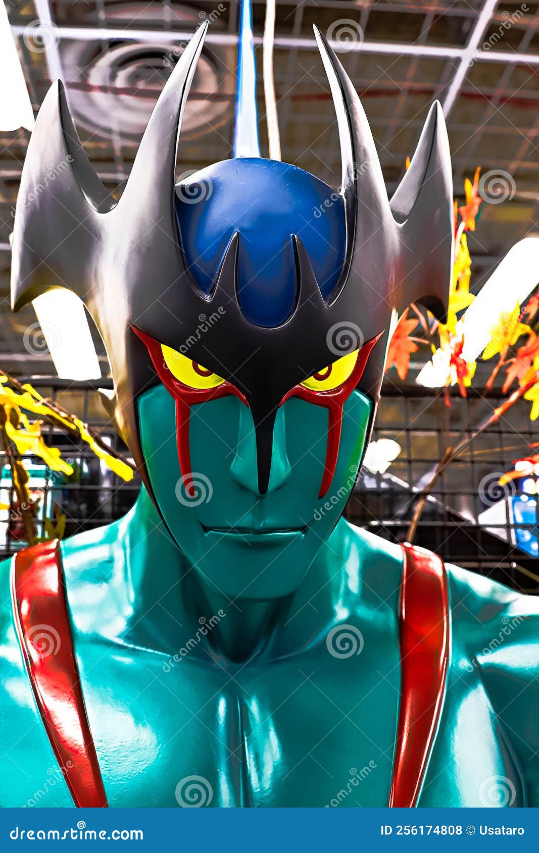 Statue of DEVILMAN editorial stock photo. Image of entertainment ...