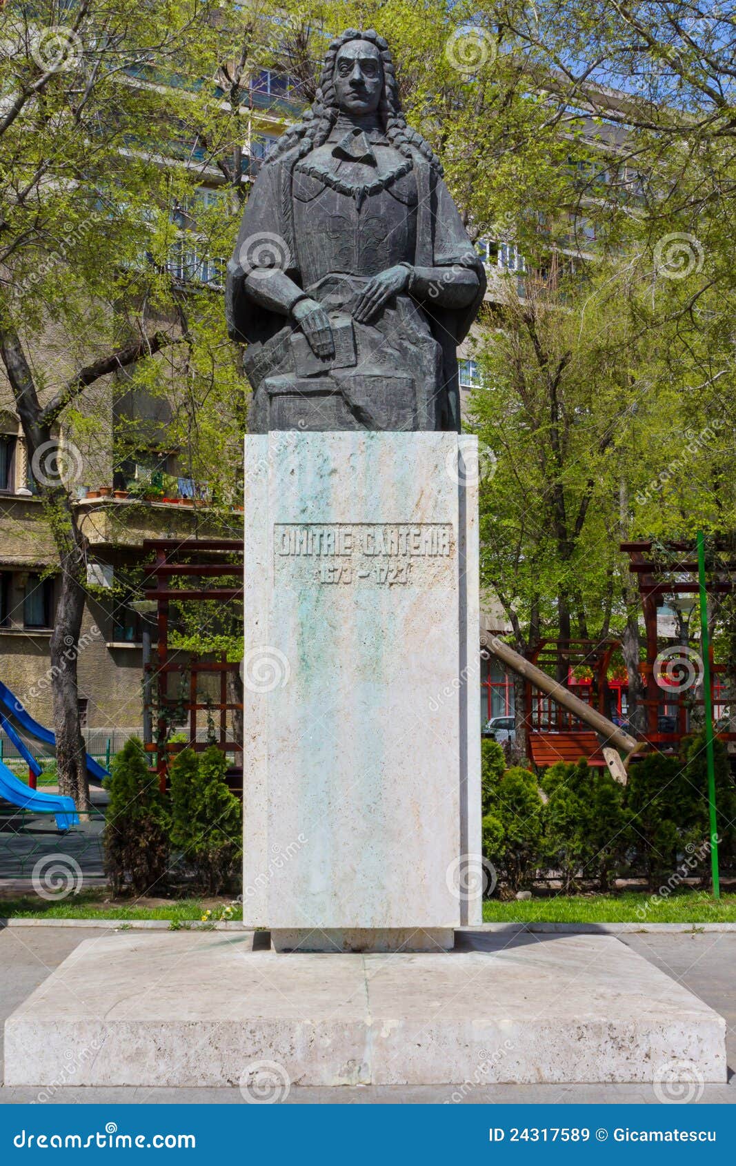 Statue of Dimitrie Cantemir Editorial Stock Image - Image of master ...