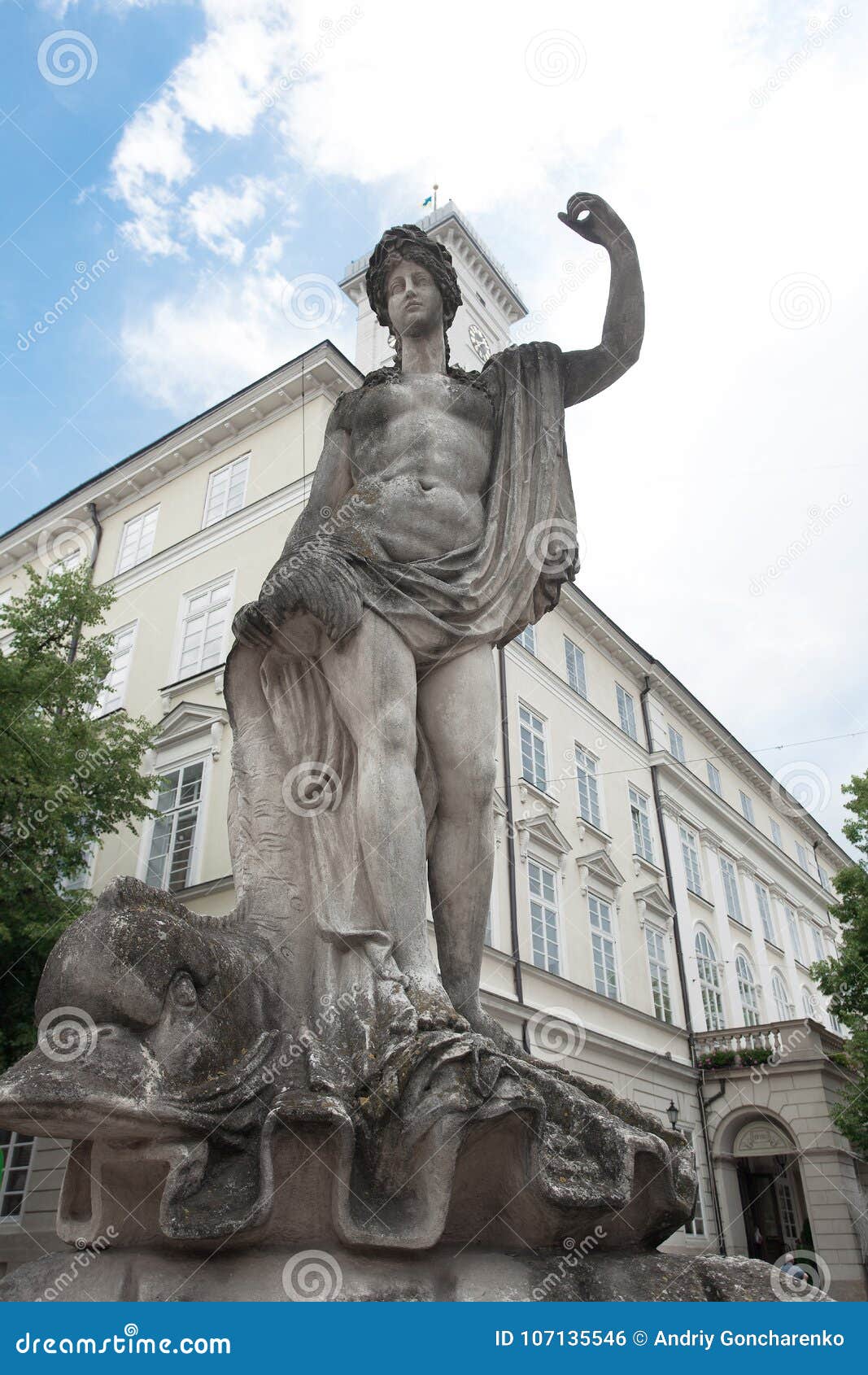 Amphitrite Statue At Agde Centre, Herault, France Editorial Image ...