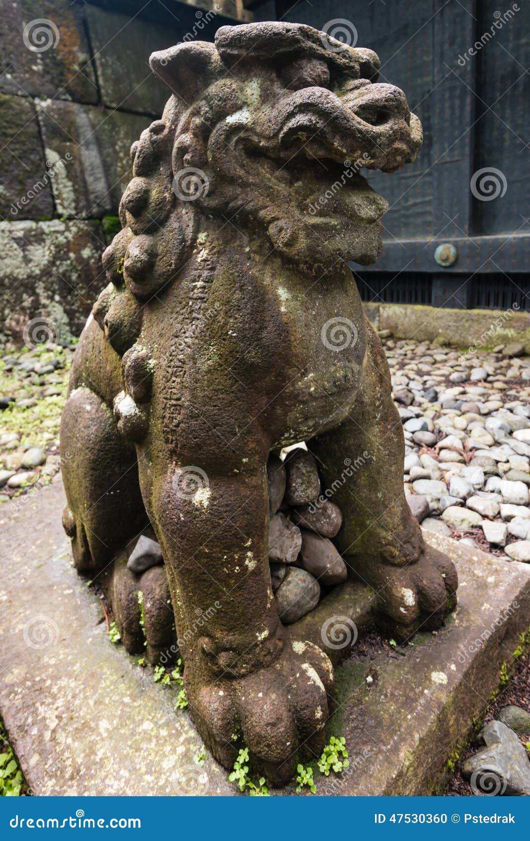 Statue of Dragon at Shinto Shrine in Nikko Stock Photo - Image of ...