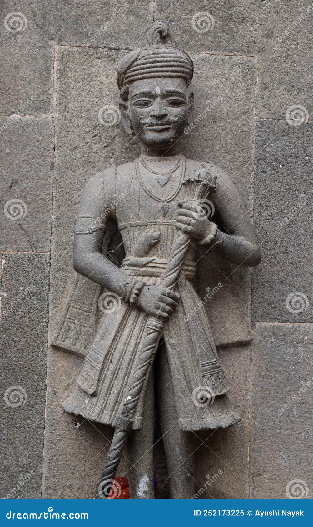 Statue of Dwarpal & X28;Door Guard or Watchman& X29;, Maheshwar Stock ...