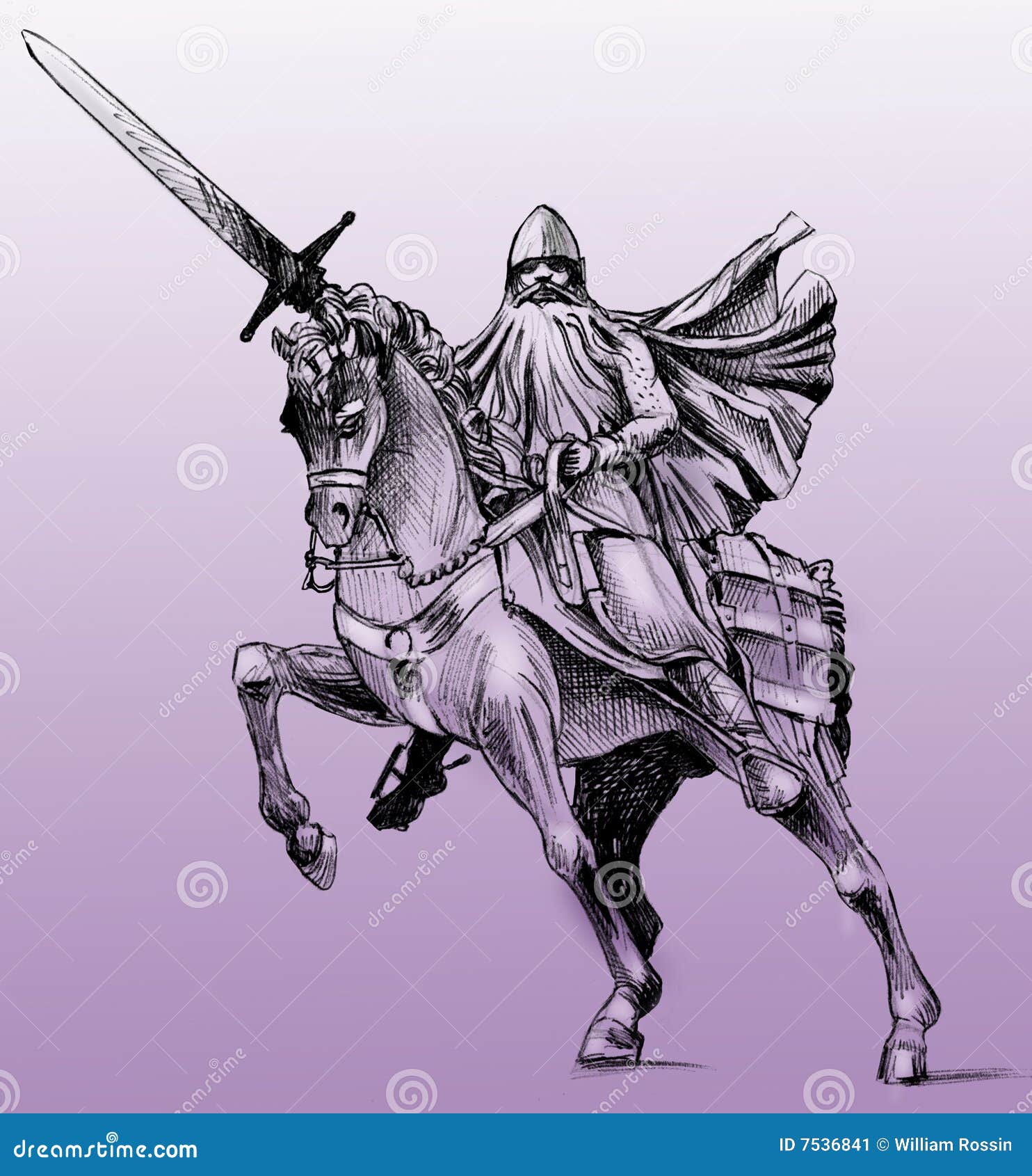 Statue of El Cid stock illustration. Illustration of hero - 7536841