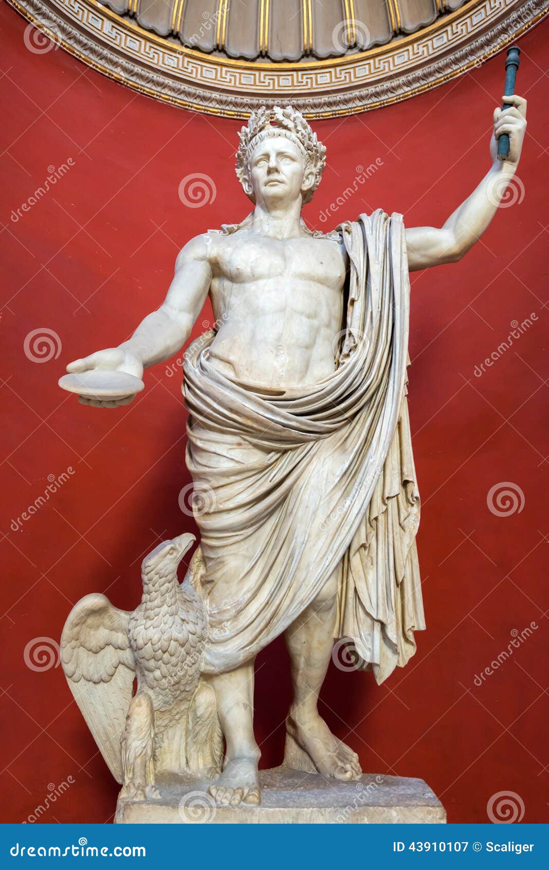 Statue of Emperor Claudius in the Vatican Museum Editorial Photography ...