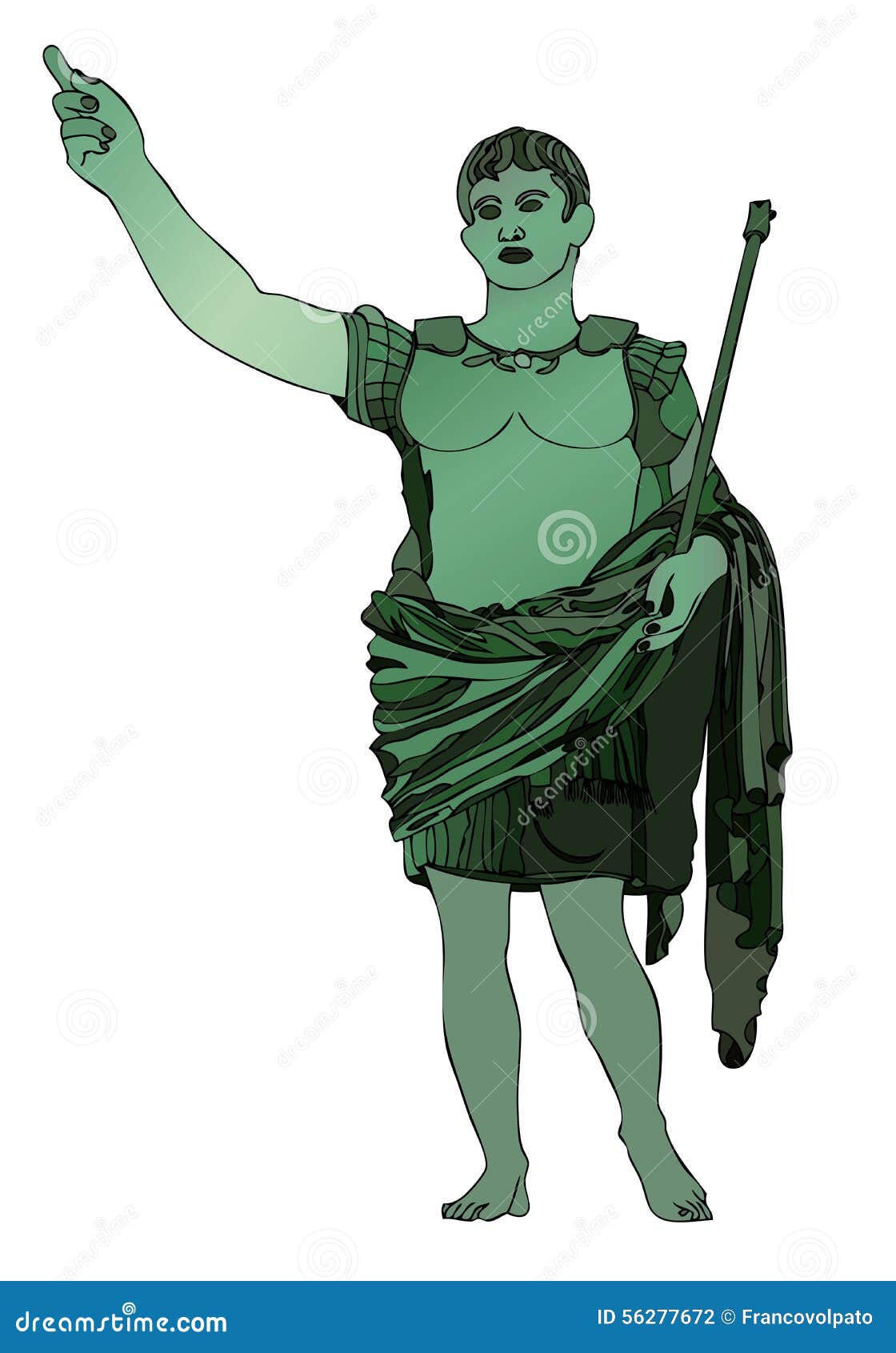 Gaius Julius Caesar Standing On Rock With His Gladius Vector ... Gaius Julius Caesar Standing On Rock With His Gladius Vector ...