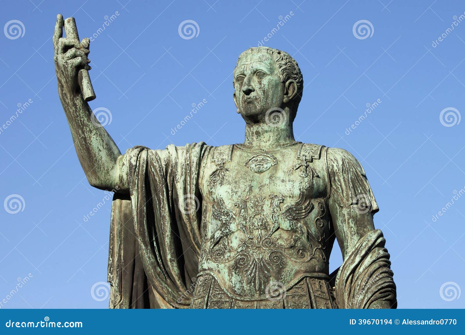 Statue of emperor Nerva stock photo. Image of military - 39670194