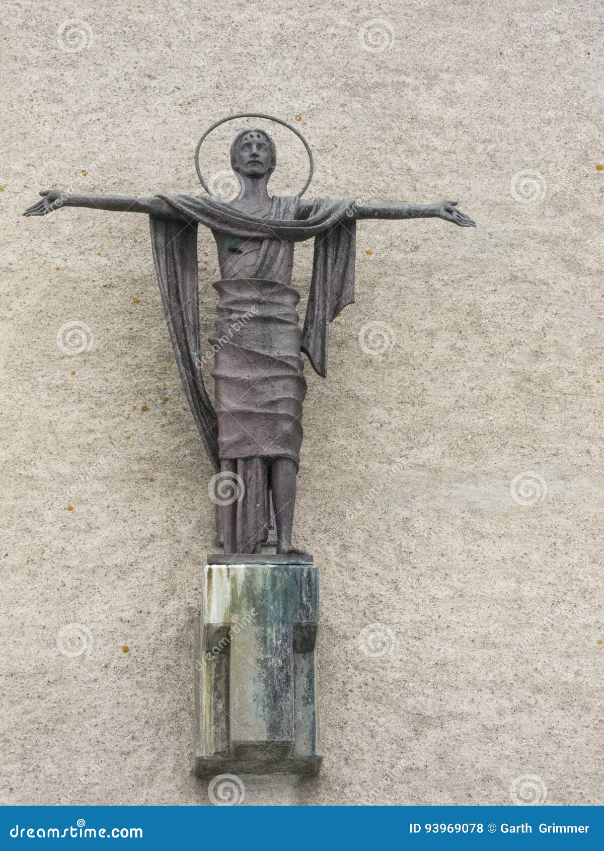 Statue at Entrance of Bodo Cathedral Editorial Stock Photo - Image of ...