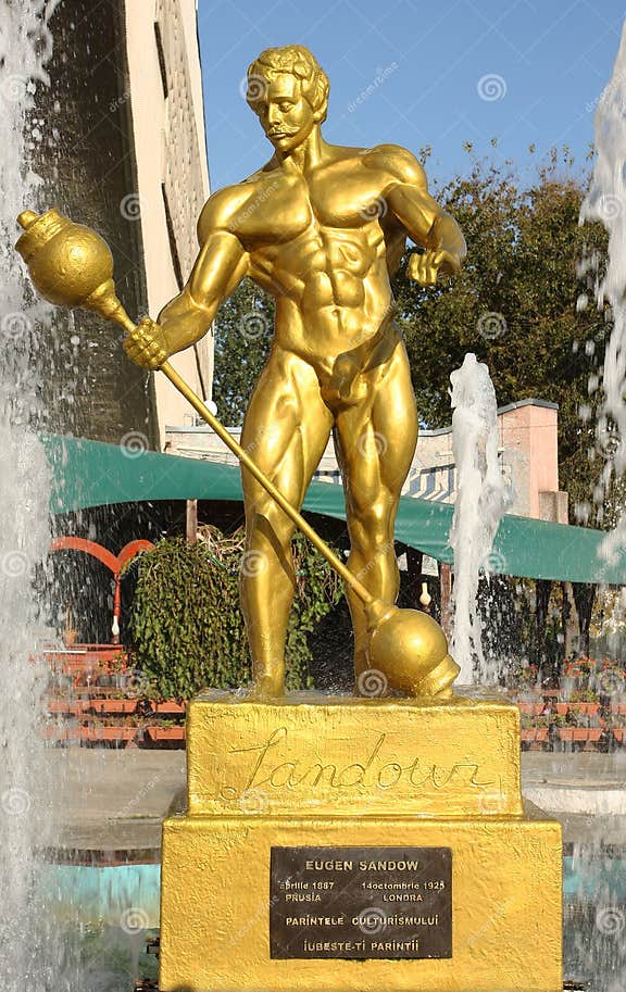 Statue of Eugen Sandow editorial photo. Image of olimpia - 16594426