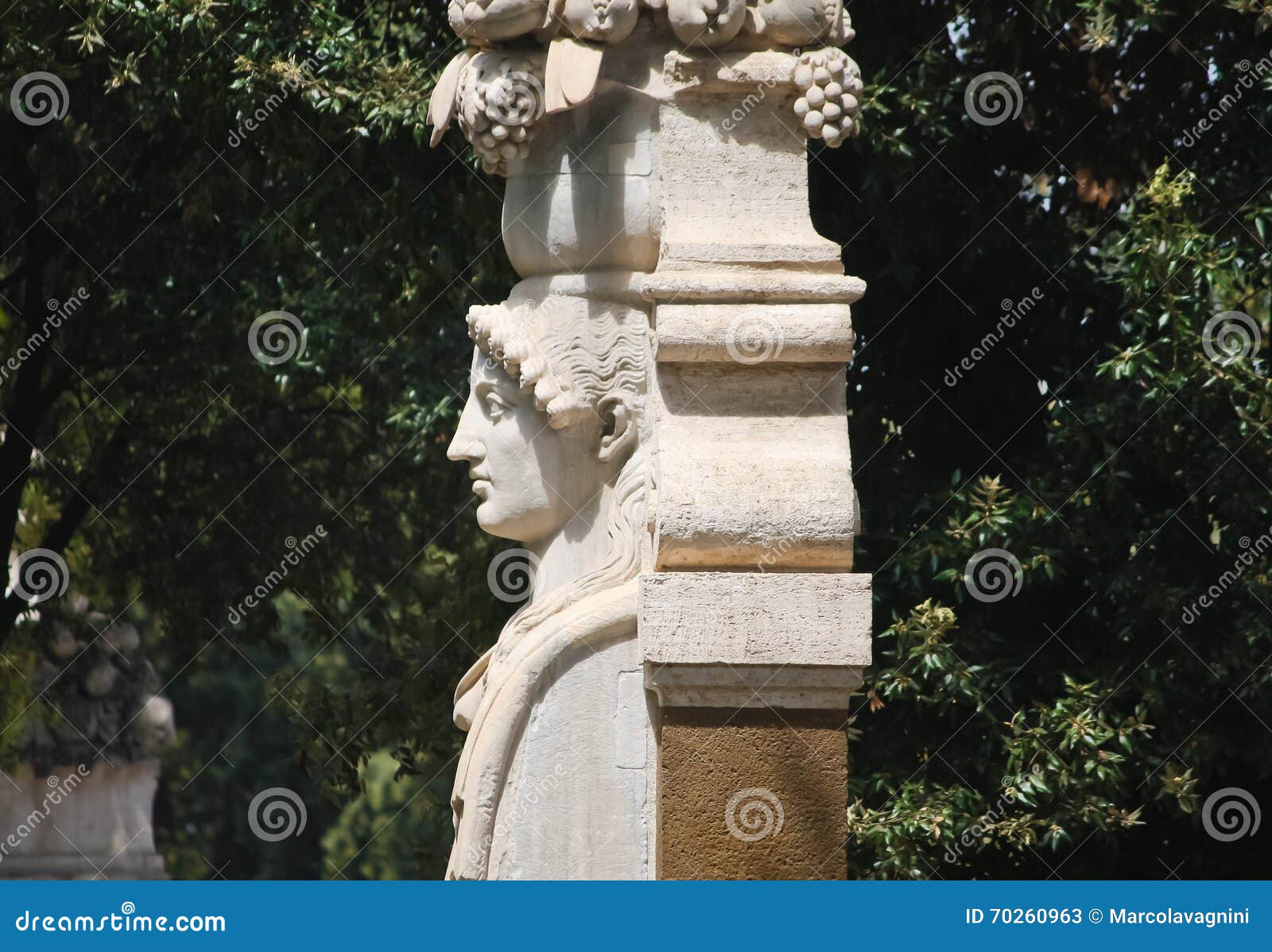 Statue face profile stock image. Image of antique, masterpiece - 70260963