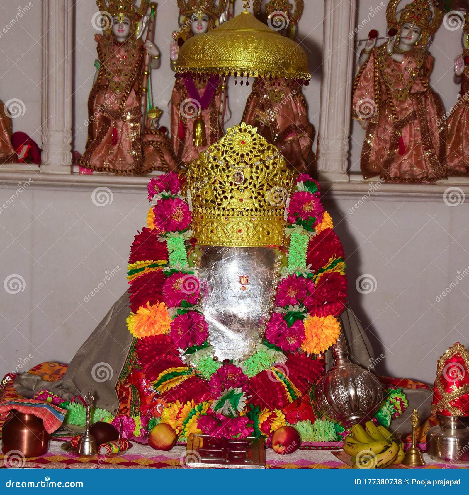 Statue of Famous Balaji Temple of India Stock Photo - Image of famous ...